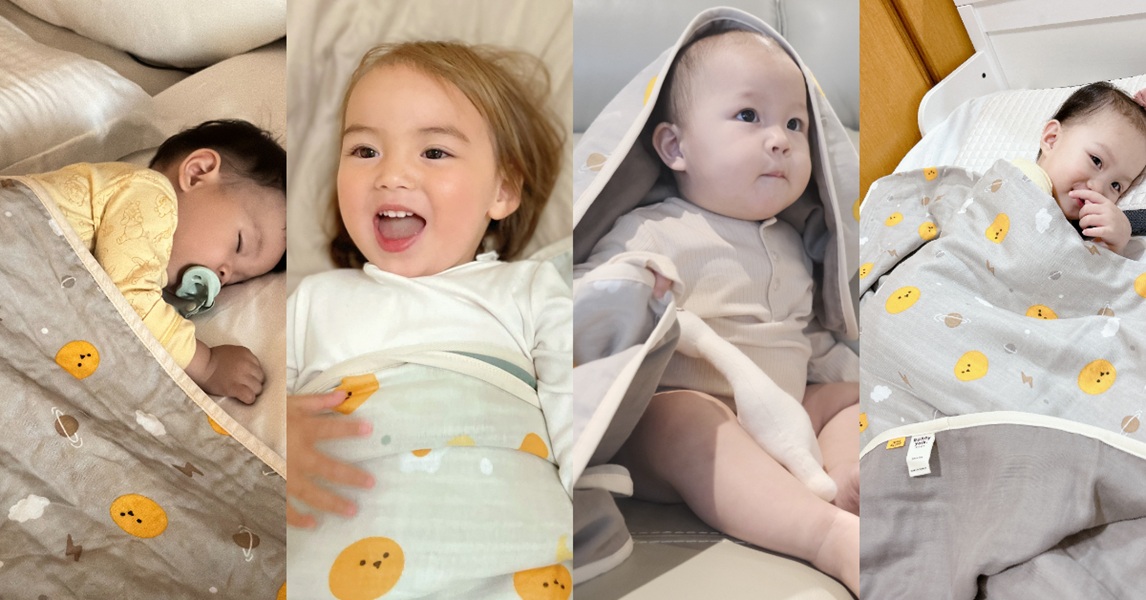 寶寶願意自己蓋的被被，Runny Yolk嬰童呼吸被登場！通過敏感肌認證，0～6歲一件搞定｜Mombaby 媽媽寶寶懷孕生活網