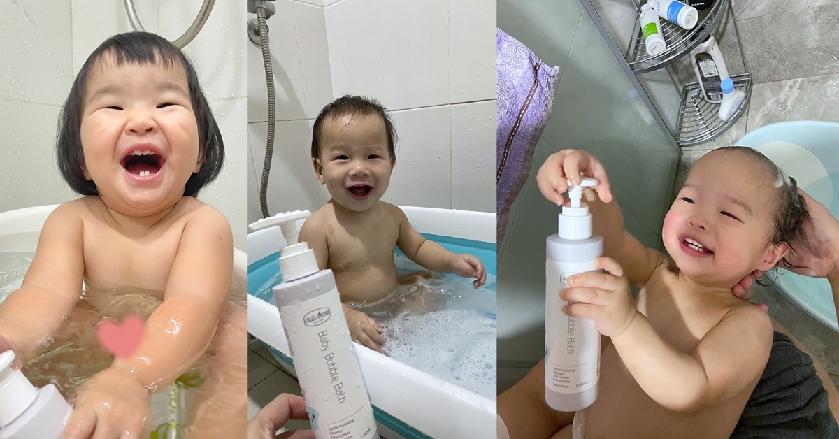 想讓寶寶愛上洗澡？泡浴免沖洗的「貝恩嬰兒泡泡香浴露」，溫和到新生兒都能用喔！｜Mombaby 媽媽寶寶懷孕生活網