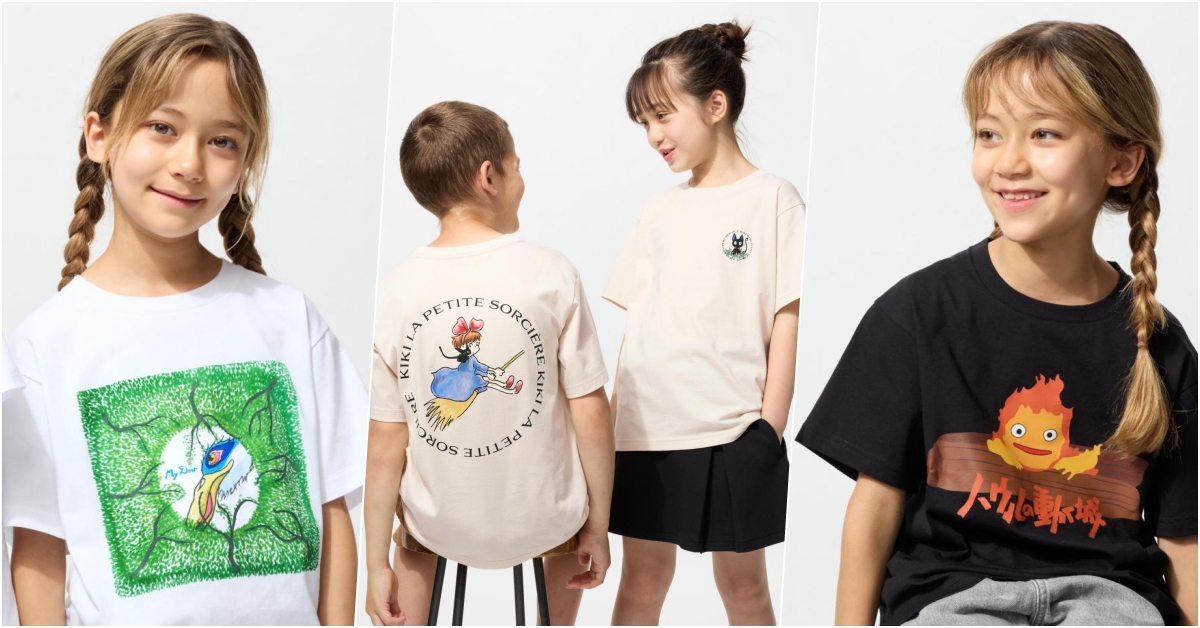 Uniqlo x 吉卜力工作室搶先預告，童裝系列設計4大經典動畫IP｜Mombaby 媽媽寶寶懷孕生活網
